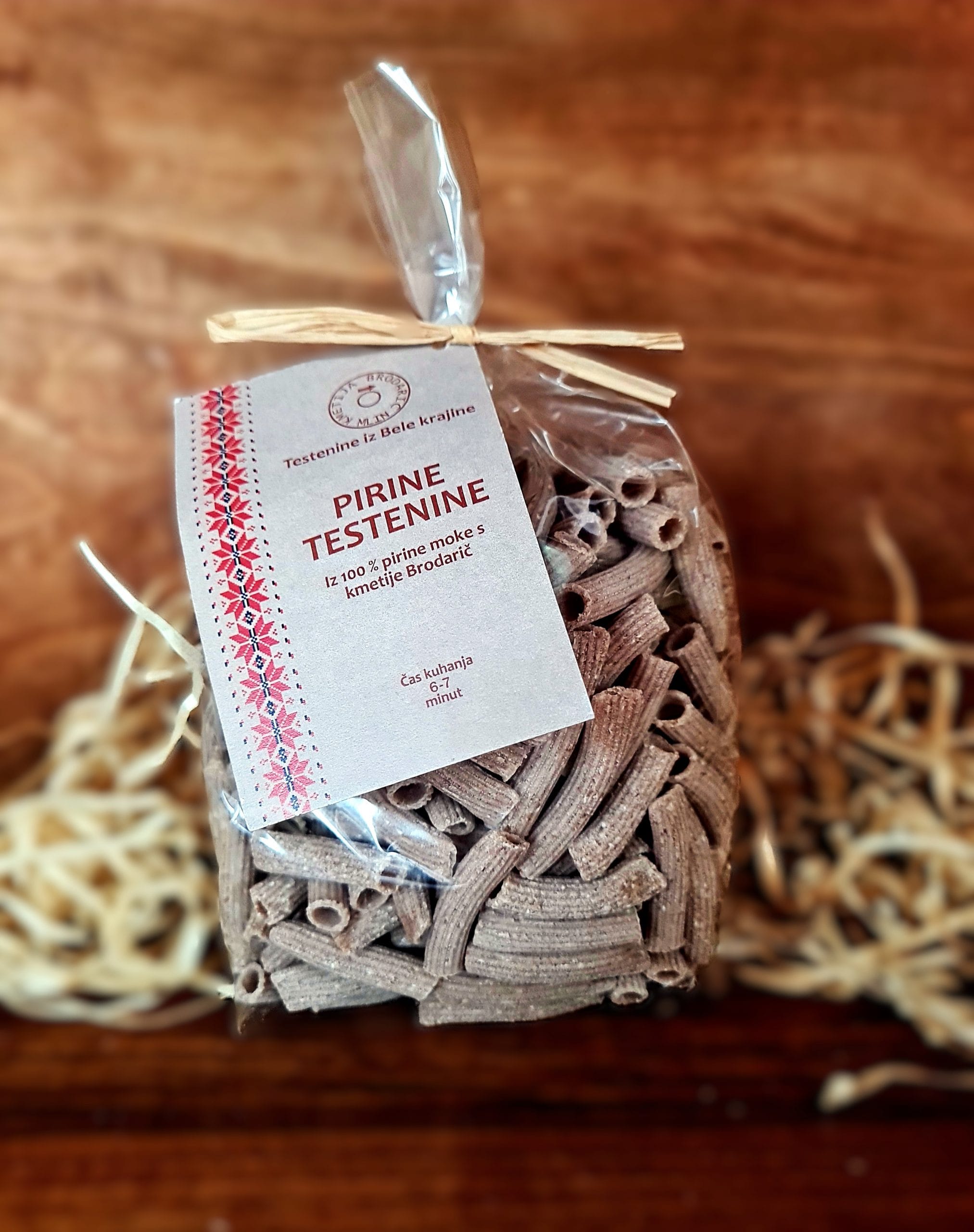 Pirine polnovredne testenine 300 g — Zadruga Zakladi Kočevske